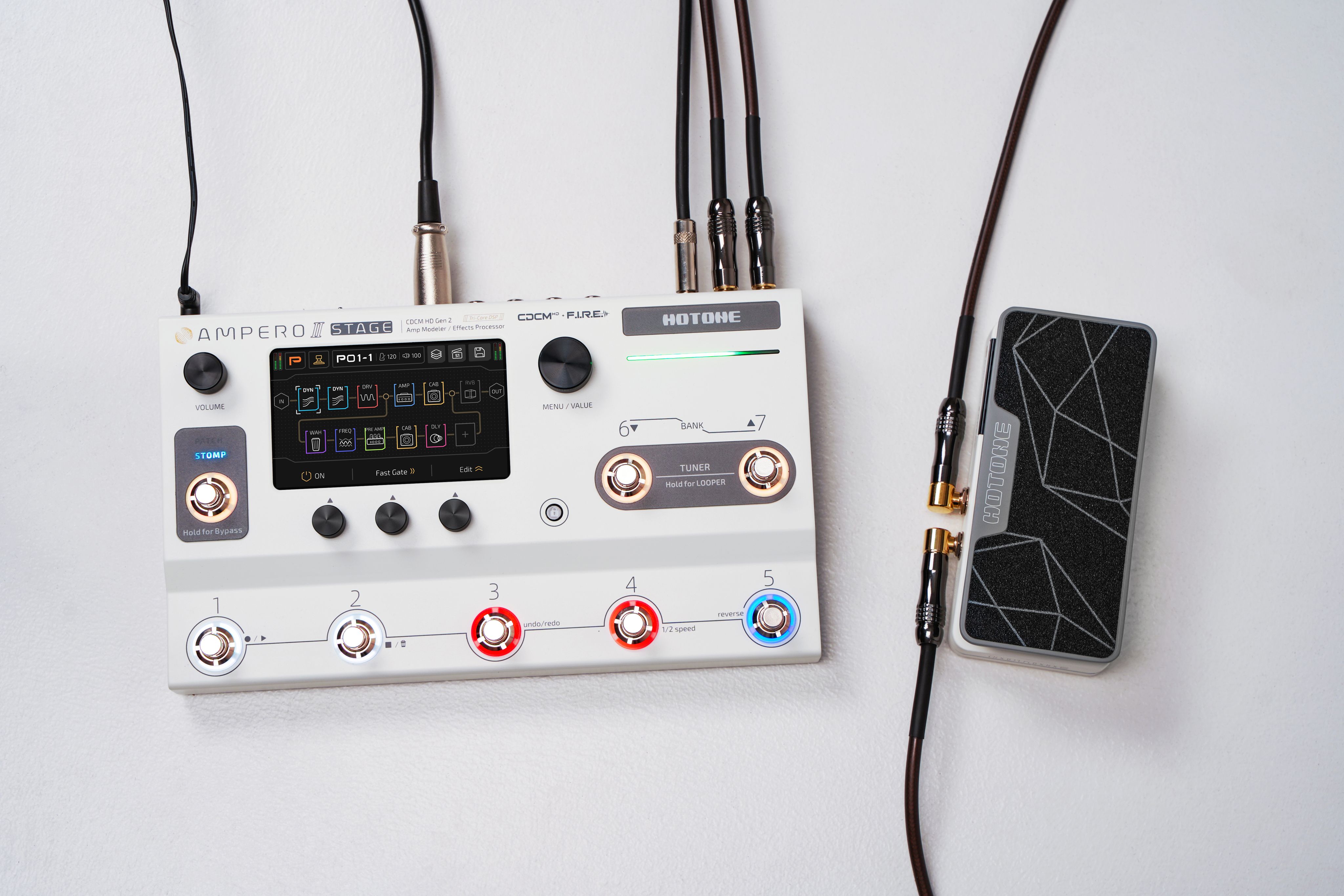 Педаль для гитарного усилителя Ampero stage+Ampero II Press, JTFDQ ...