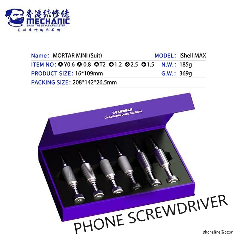 Набор отверток mechanic iShell Max 6 в 1 купить на OZON по низкой цене ...