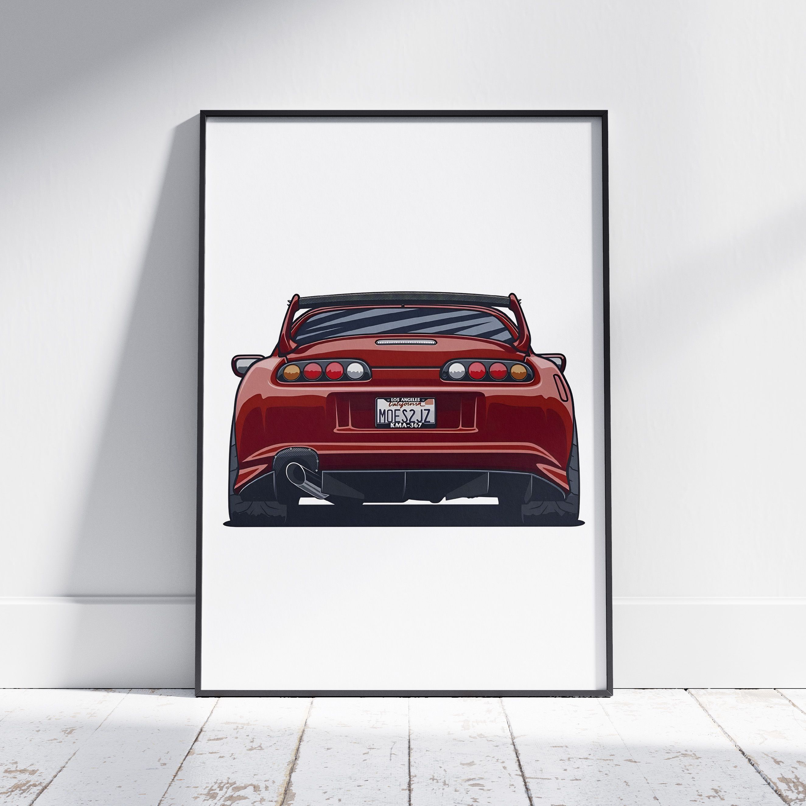 Постер HEAVEN POSTER Люди, Арт Toyota Supra MK4 5, 30 21 купить c ...