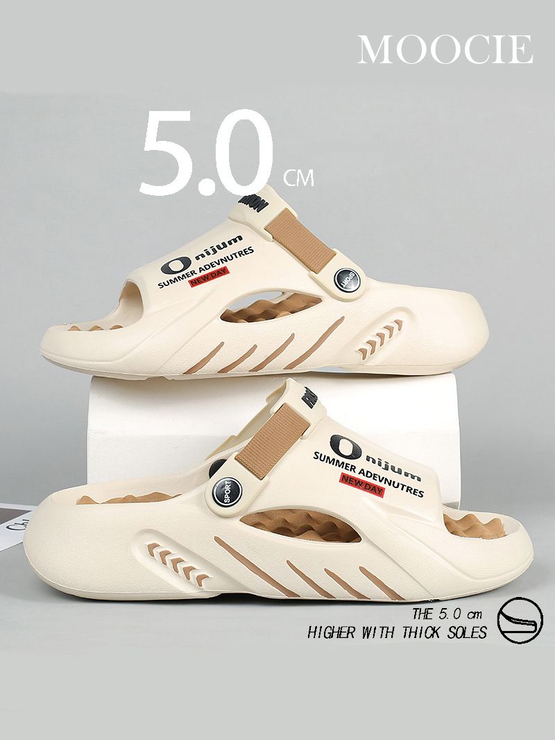 Шлепанцы Мужской, Женский MOOCIE, размер 43 EVA Толстая подошва Лето ...