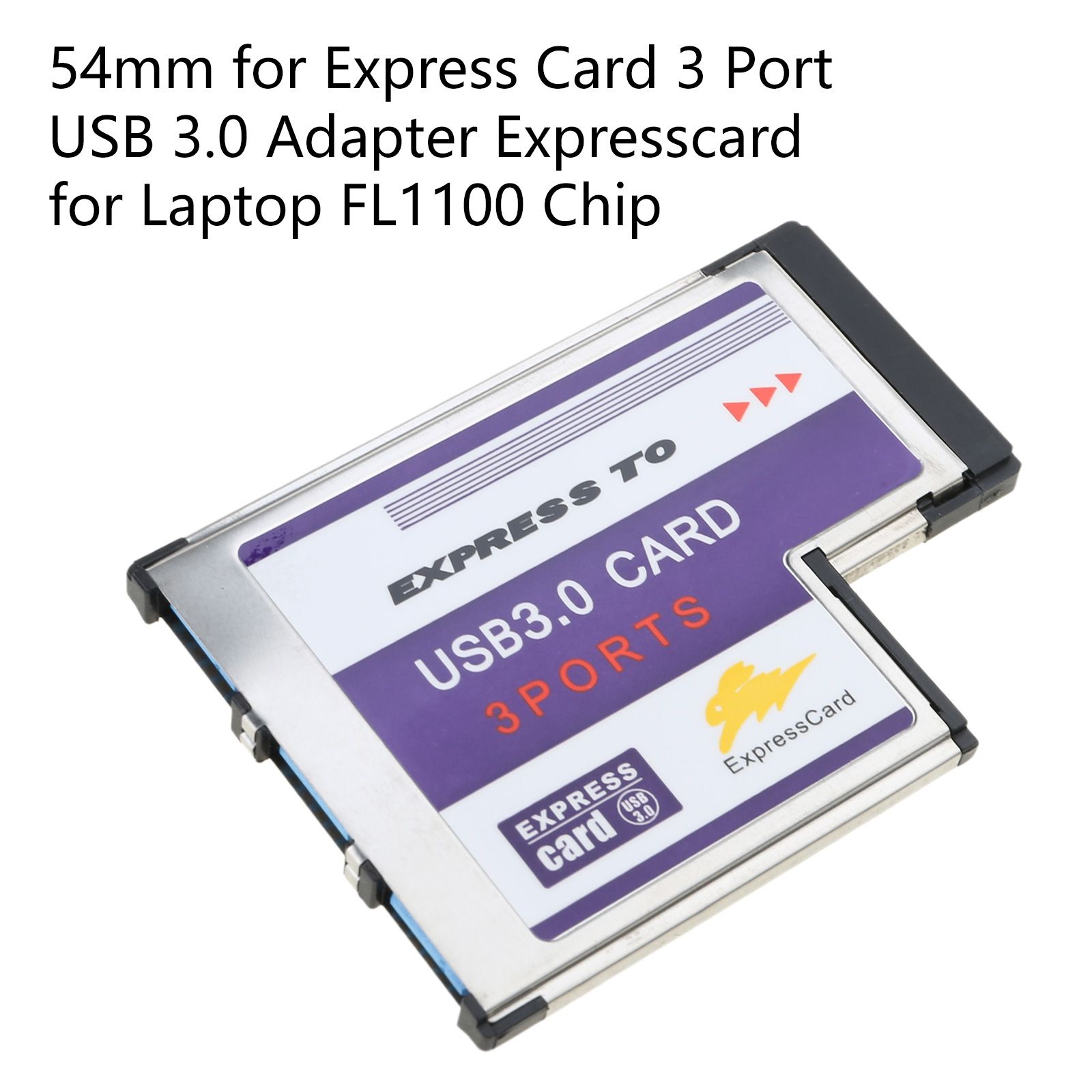 54 мм для Express Card 3 Port USB -адаптер ExpressCard ноутбука FL1100 ...