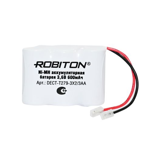 Аккумулятор для радиотелефона (DECT) ROBITON DECT-T279-3X2/3AA PH1 ...