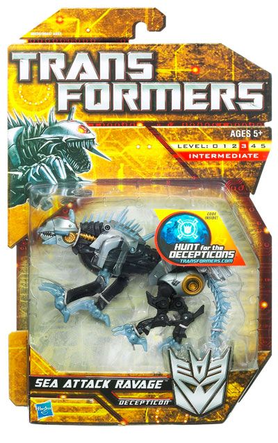 Трансформеры Игрушка хасбро Sea Attack Ravage Deluxe Class Transformers ...