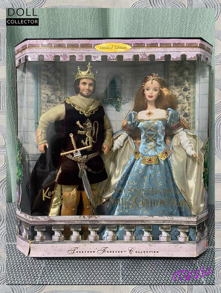 Barbie KING ARTHUR GUINEVERE Ken Коллекционное издание Барби Король ...
