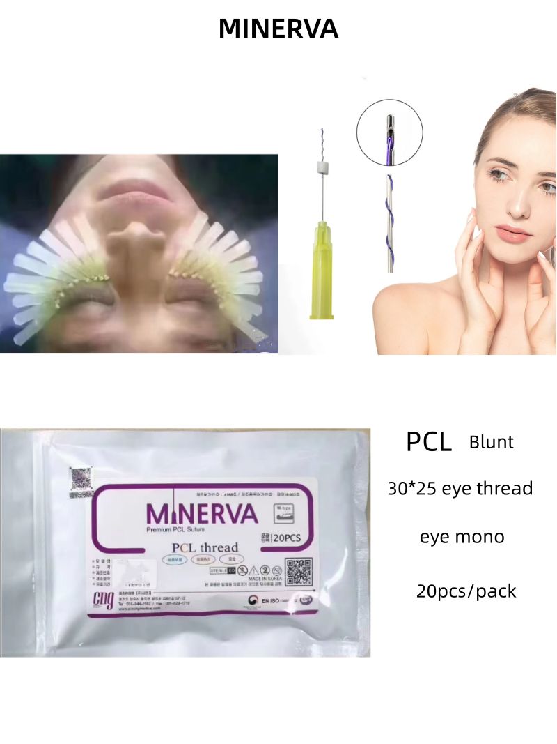 MINERVA PCL 30*25 Eye Thread , Blunt,eye Mono,Нити коги для лица,20 ...