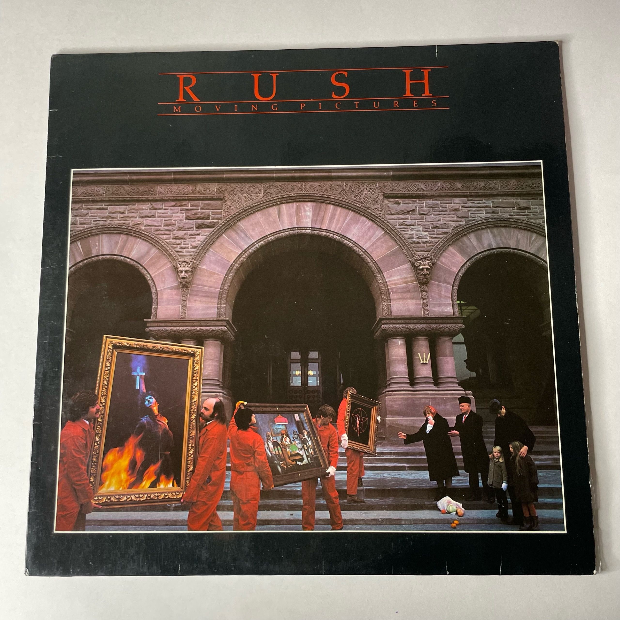 Винтажная виниловая пластинка LP Rush Moving Pictures (Германия 1981 ...