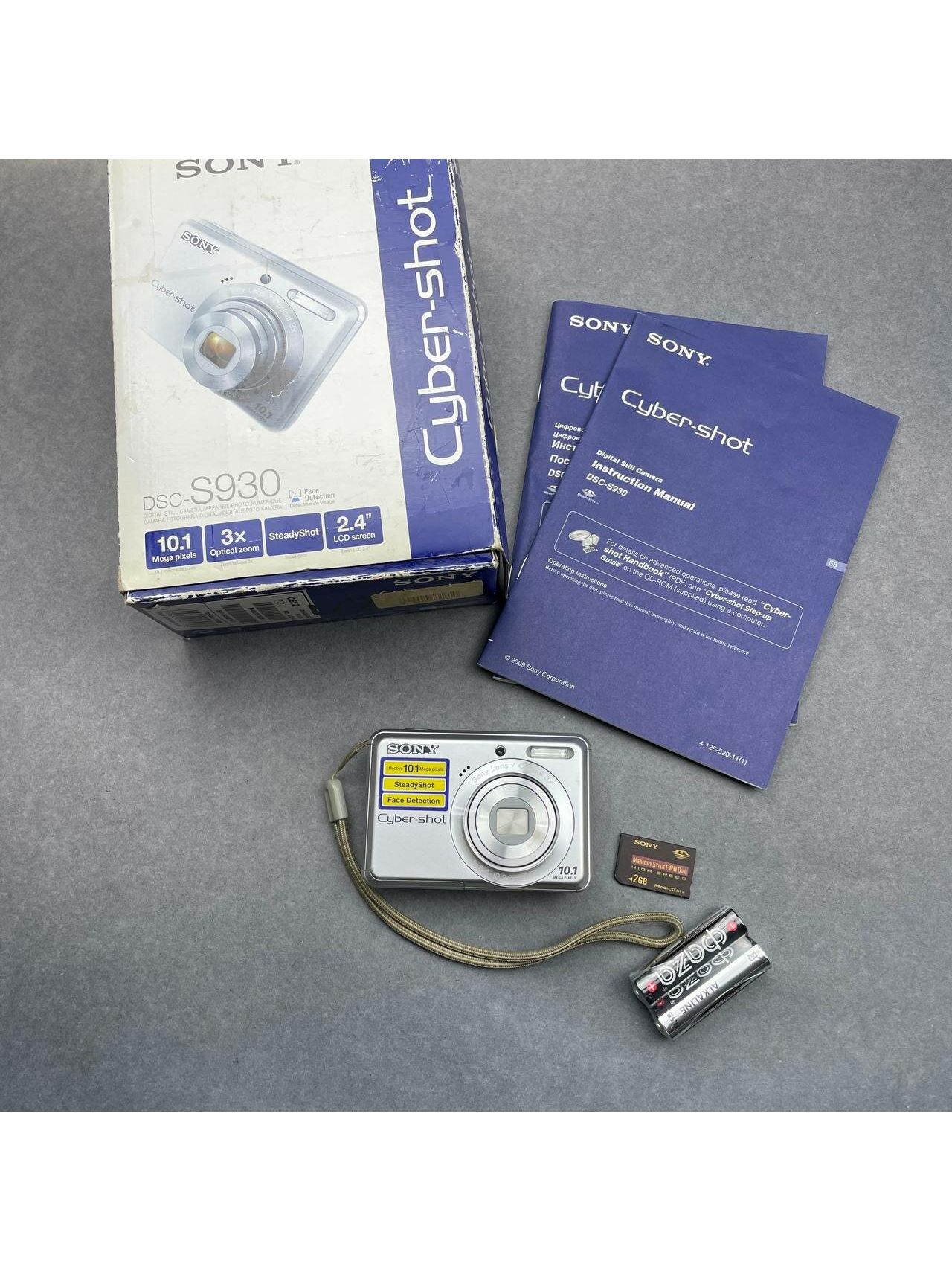 Цифровой компактный фотоаппарат Sony Cyber-Shot DSC-S930, серебристый ...