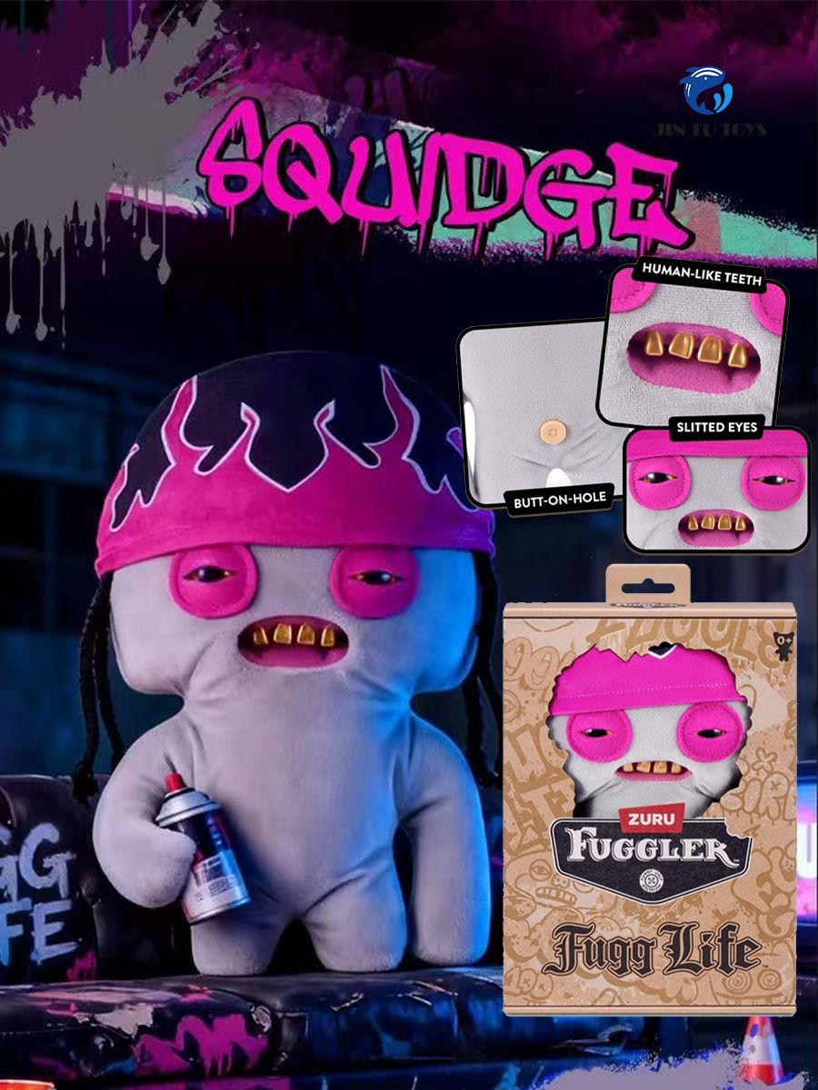 фугглер оригинал Fuggler Fugg Life Squidge / Этот плюшевый зубастый ...