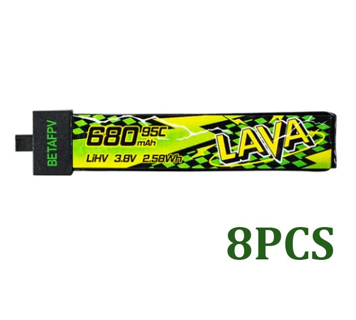 Литиевая батарея LAVA II 680mAh 1S 95C Battery 3.8V LiHV Battery BT2.0 ...