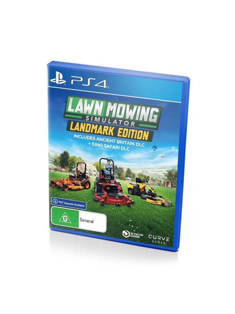 Игра Lawn Mowing Simulator Landmark Edition PS4/PS5 диск (PlayStation 4 ...