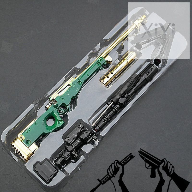 Мини AKM модель оружия Battlefield PUBG серия брелок M416 AWM AKM 98K ...