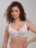 Бюстгальтер Женский OIRO мягкая чашка на каркасе, на косточках, размер 80C белый Полиамид ...