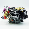 1585 строительных блоков с гранулированной моделью двигателя, сложные ...