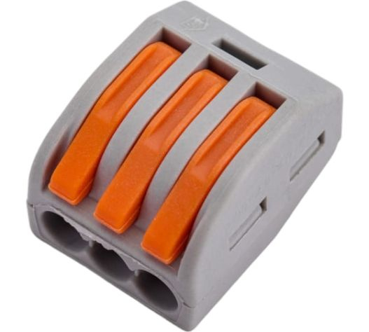 Клеммы соединительные для проводов 222-413 10 шт. - купить с доставкой ...