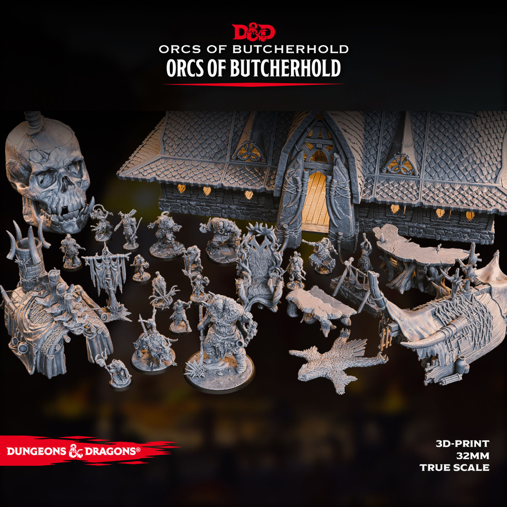 Набор миниатюр Dungeons & Dragons Orcs of Butcherhold - купить с ...