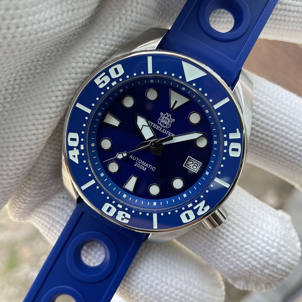 STEELDIVE Часы наручные Кинетические SD1971 Sumo: механические часы с автоподзаводом ...