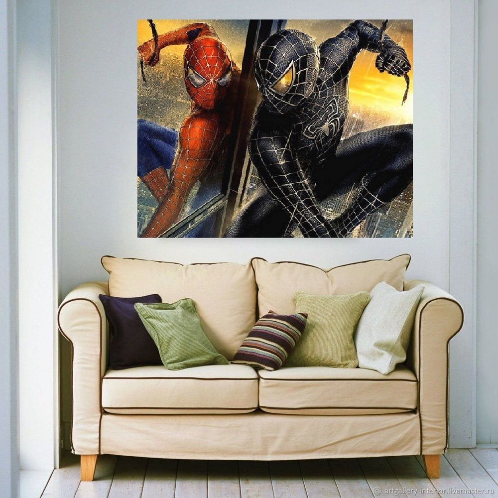 Картина по номерам на холсте 40х50 GS 1782 Марвел Противостояние ...