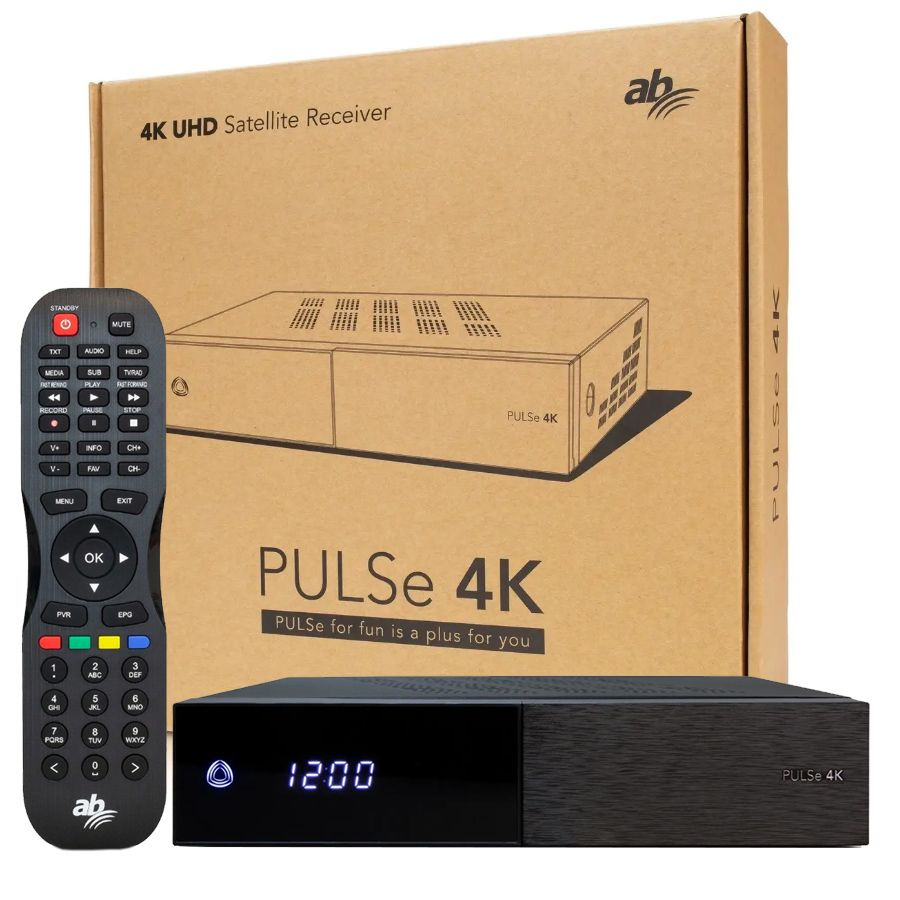 Спутниковый ресивер AB PULSE 4K 2хS2X (2 тюнера DVB-S2X), Enigma, 2xCI ...