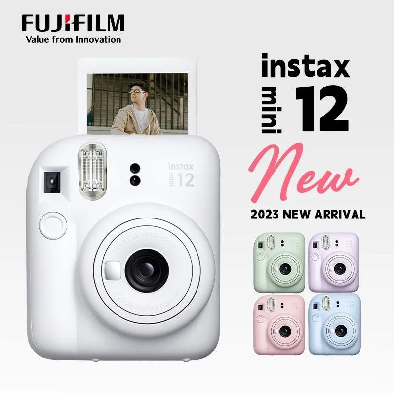 Фотоаппарат мгновенной печати FUJIFLIM Instax MINI 12 white фиолетовый ...