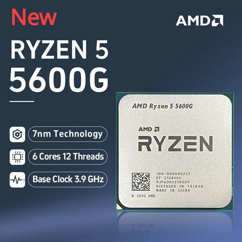Процессор AMD Ryzen 5, OEM (без кулера), 6 яд., 3.9 ГГц купить по ...