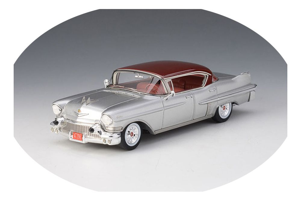 Модель коллекционная Cadillac fleetwood 62 1957 red over silver limited ...