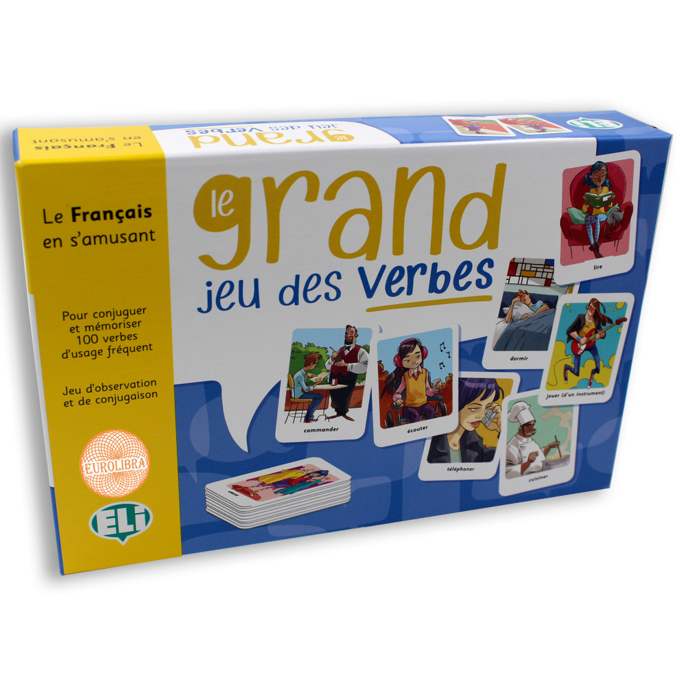 LE GRANDE JEU DES VERBES (A2-B2) / Обучающая игра на французском языке ...