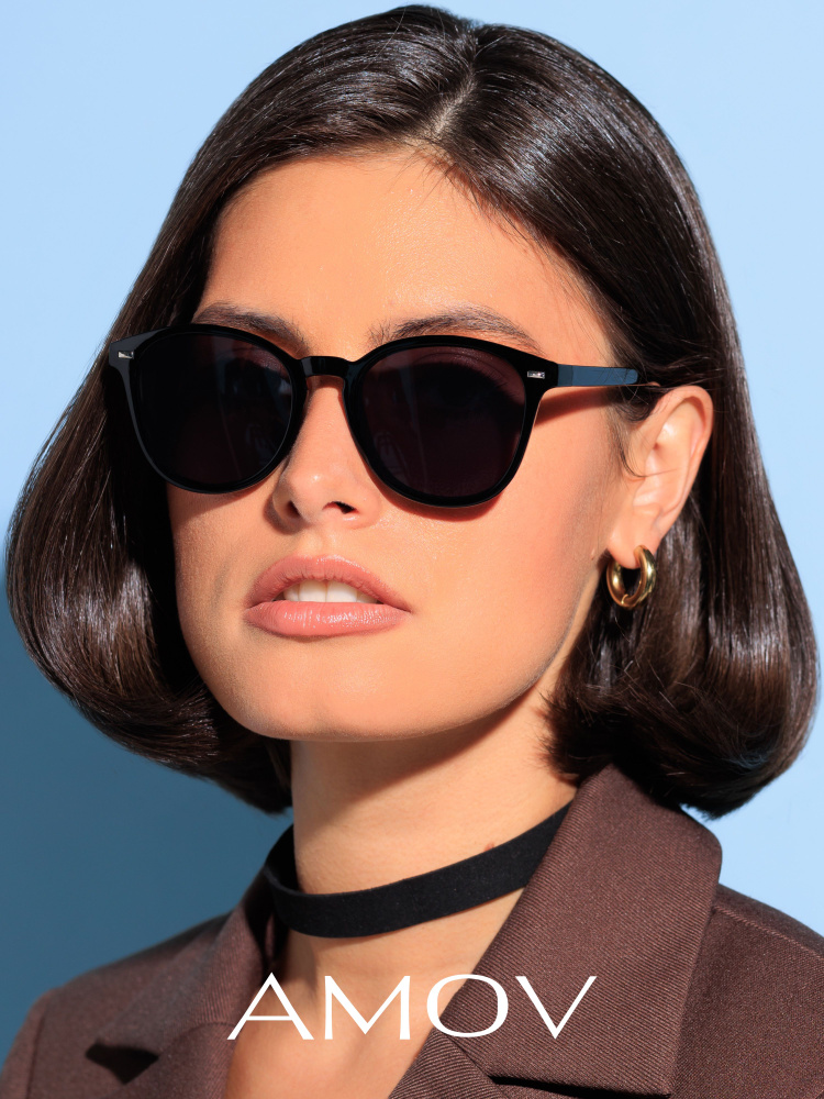 AMOV Очки солнцезащитные женские 2025 купить на OZON по низкой цене ...