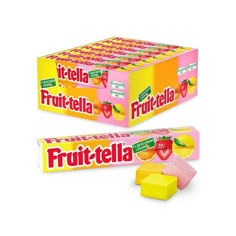 Конфеты жевательные Fruittella Ассорти (21 штука по 41 г) - купить с доставкой по выгодным ценам ...