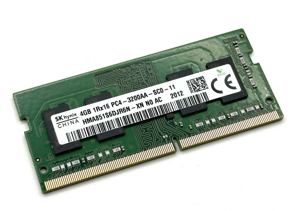Модуль оперативной памяти Hynix Ddr4 8gb 3200 Mhz Mta4atf1g64hz 3g2e2