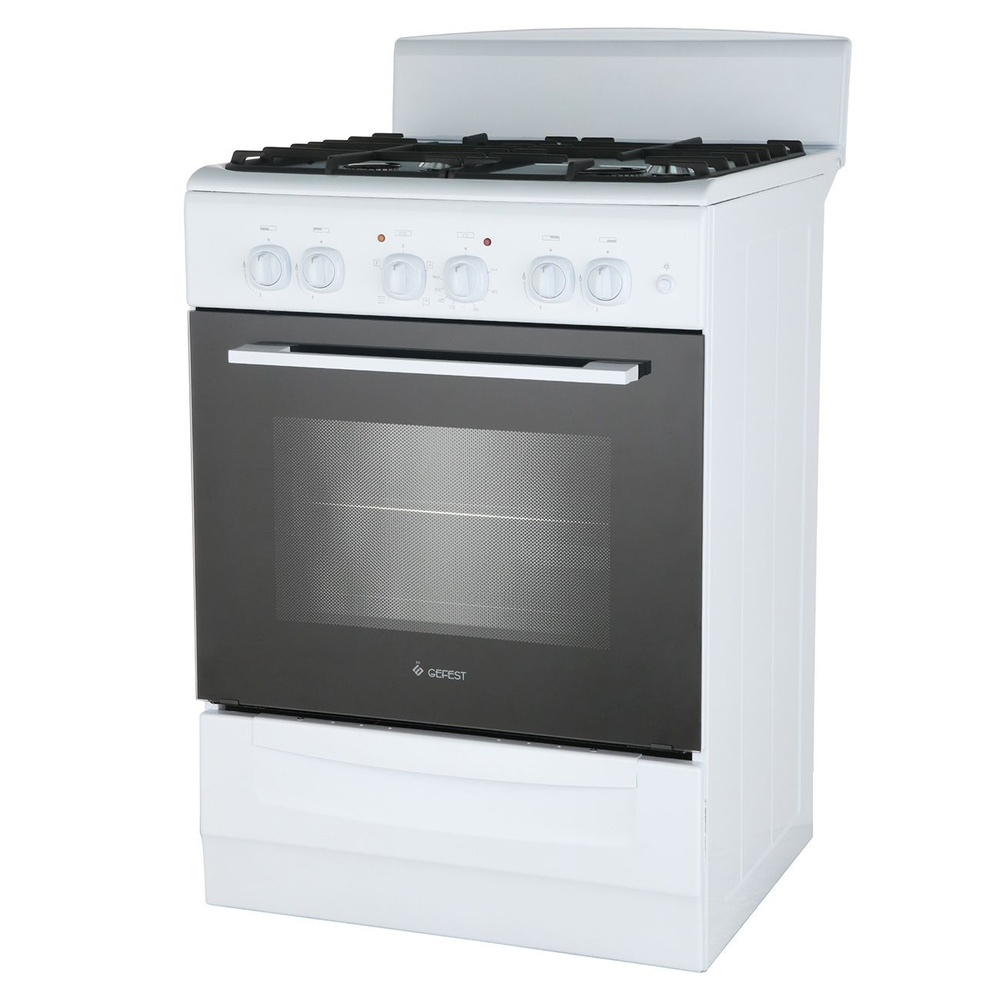 Комбинированная плита (60 см) Gefest ПГЭ 6102-01 0198 белая купить c ...