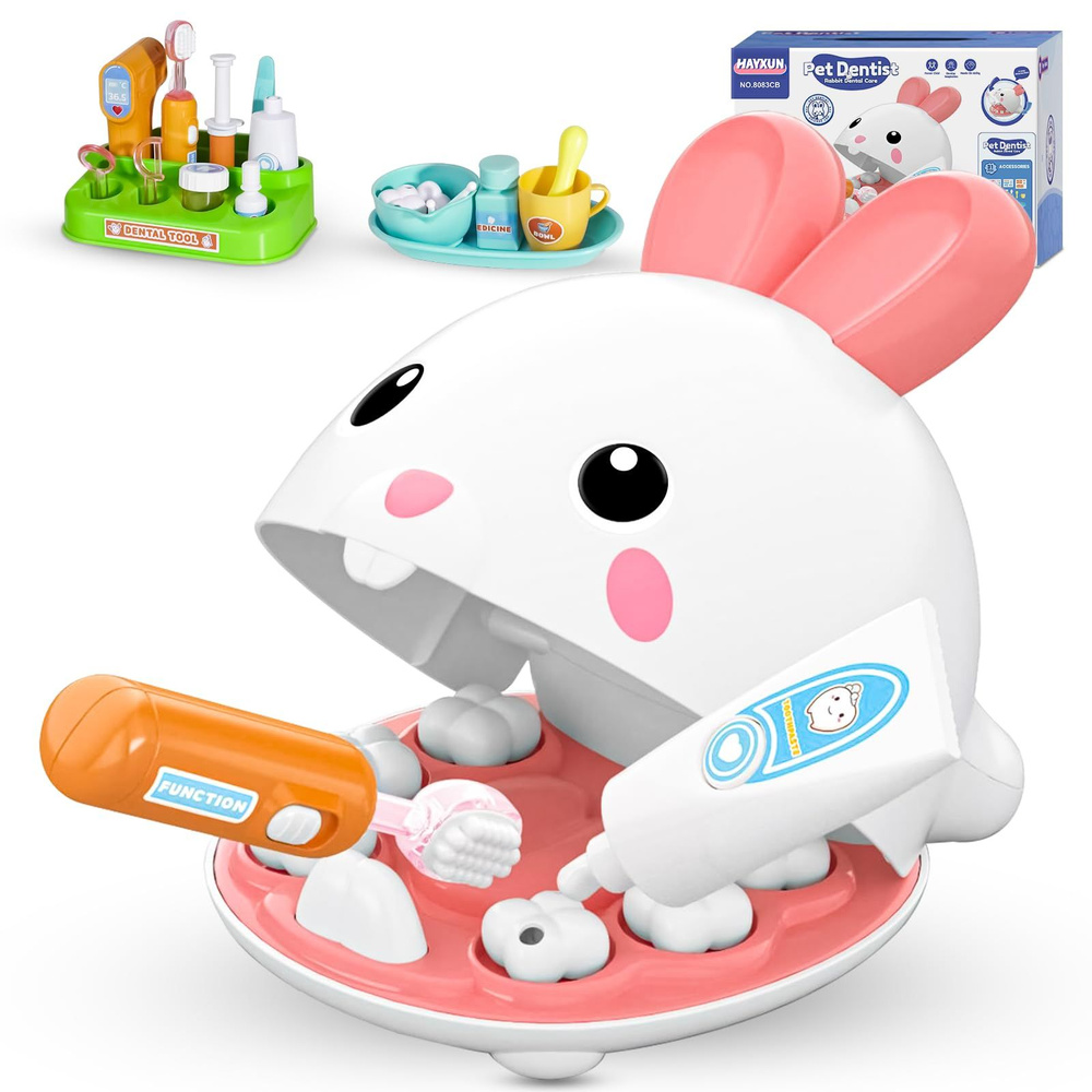 Настольная Игра "Ветеринарная Стоматология: Зайка-доктор" - Игровой ...