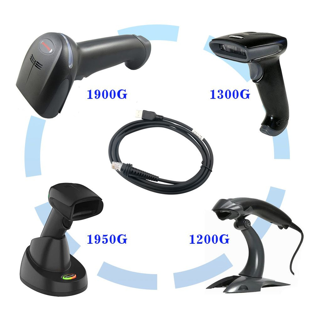 2 метра USB кабель для сканера штрих-кода, прямой RJ45 к USB порту для сканера штрих-кода ...