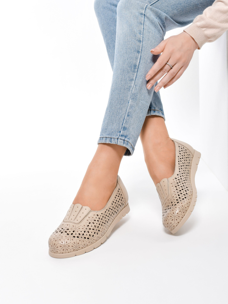 Туфли Женский BELWEST Натуральная кожа, размер 39 H Беларусь Без застёжки Мягкая стелька купить ...