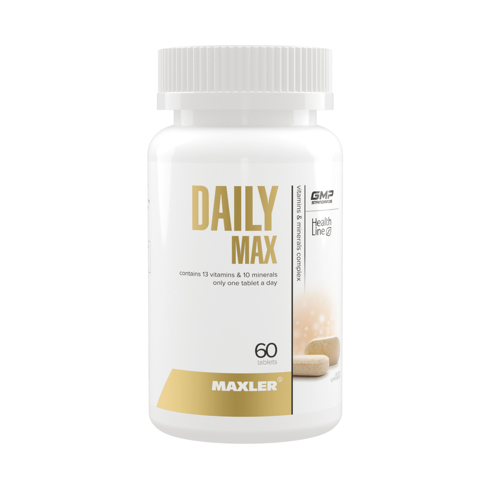 Комплекс витаминов и минералов в таблетках Maxler Daily Max 60 шт. (1 банка) купить на OZON по ...