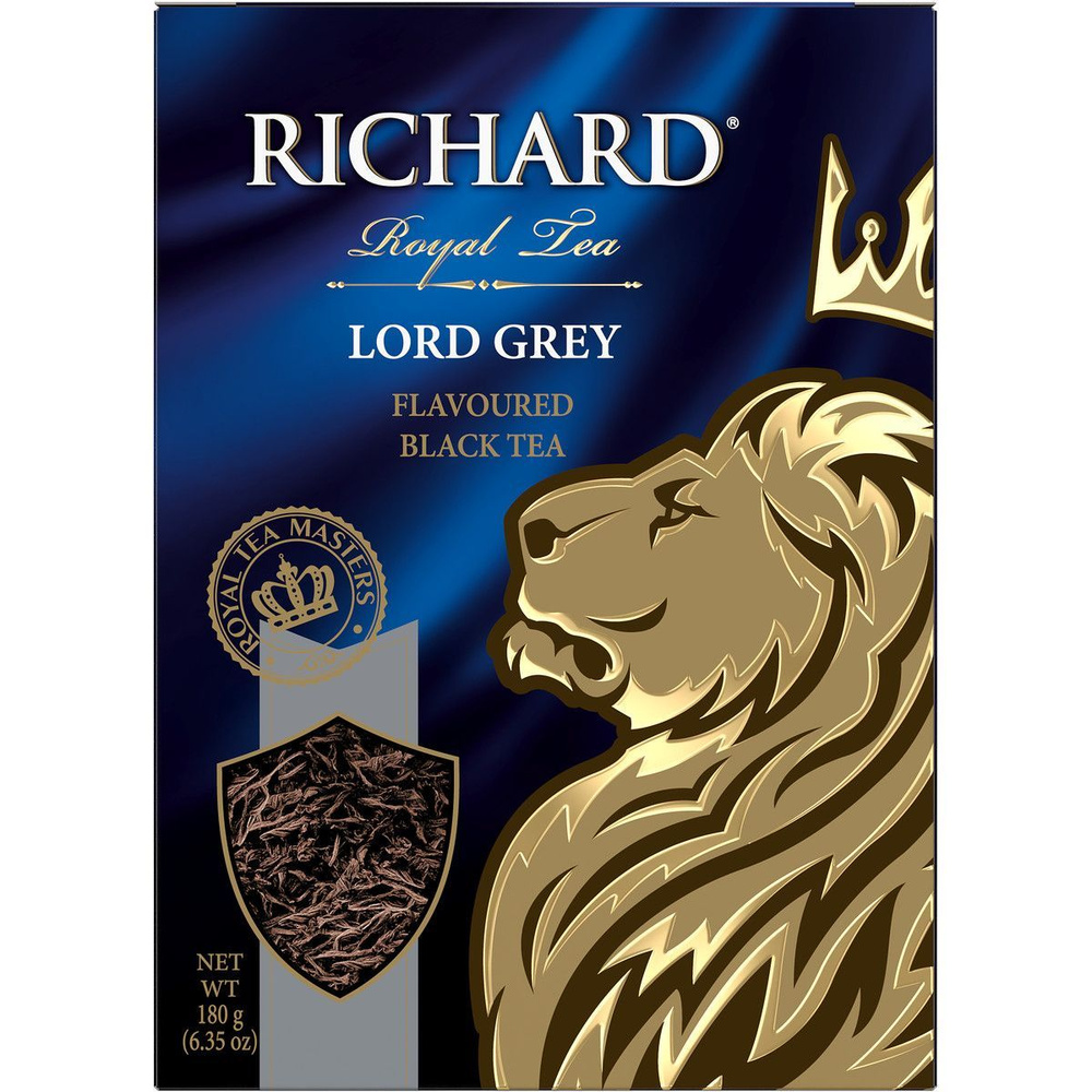Чай листовой чёрный Richard Lord Grey, 180 г - купить с доставкой по ...