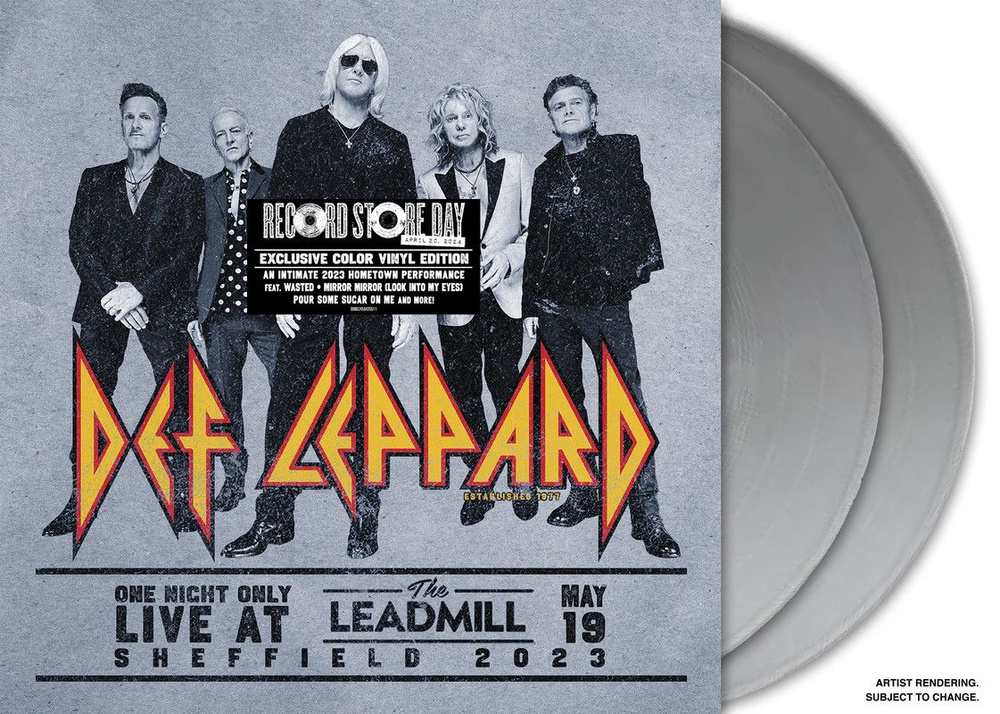 RSD2024 винил Def Leppard, Live At Leadmill, 2LP, RSD2024, Silver Vinyl ...