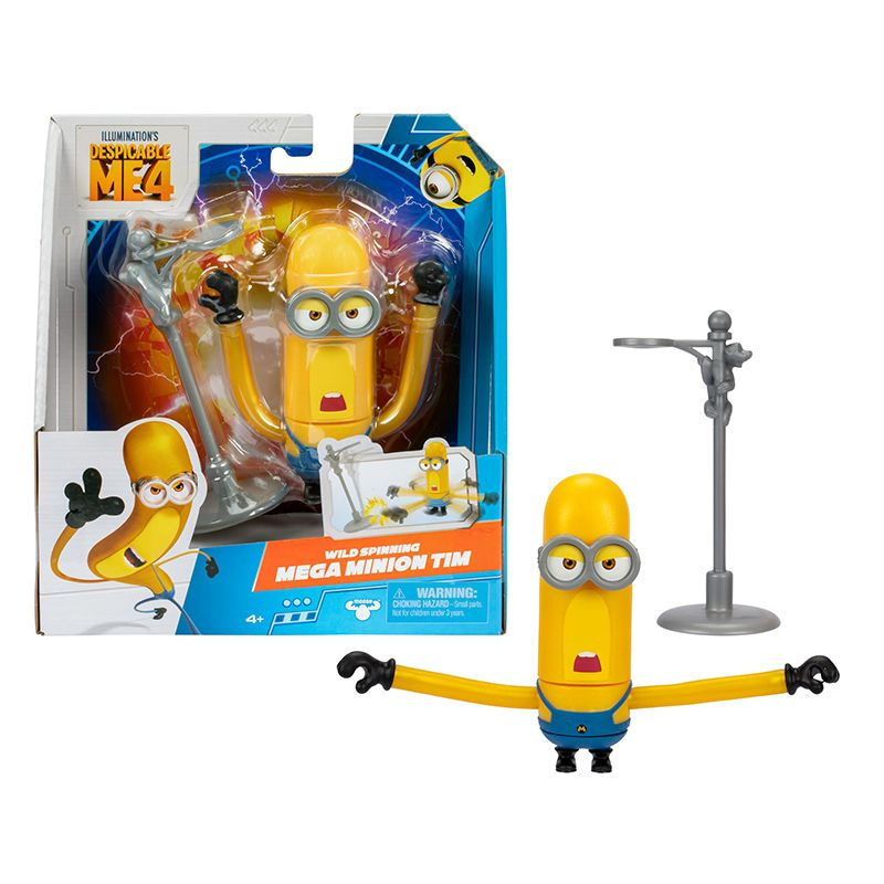 Minions Despicable ME 4 Wild Spinning Mega Tim Action Figure Нажмите ...