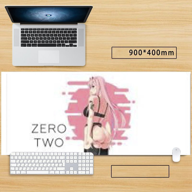 Коврик для мыши в стиле Аниме Любимый во Франксе 90x40x0.3см, белый - купить с доставкой по ...