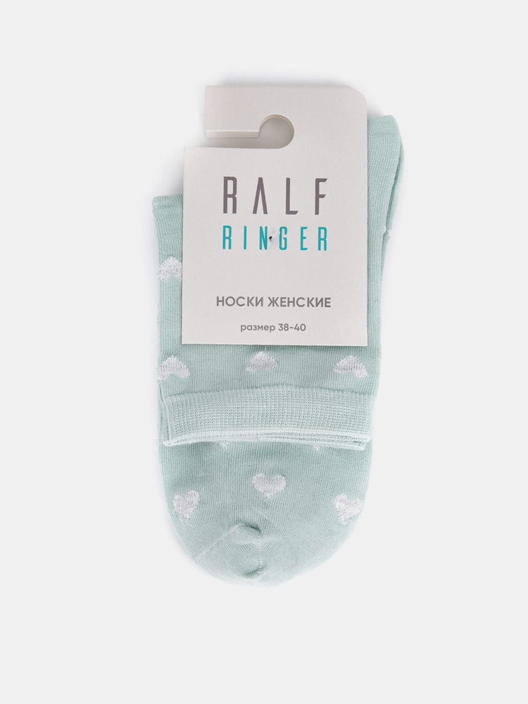 Носки Женский Ralf Ringer, размер 39 Хлопок На любой сезон зеленый Повседневный Россия купить c ...
