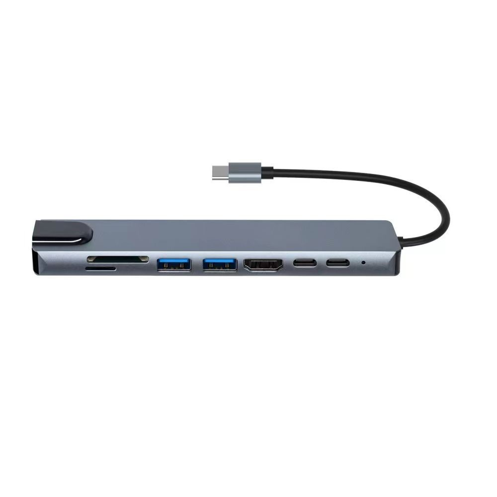 USB разветвитель 8 в 1 USB HUB Type C док станция Usb 3.0 хаб 3 0 переходник концентратор ...