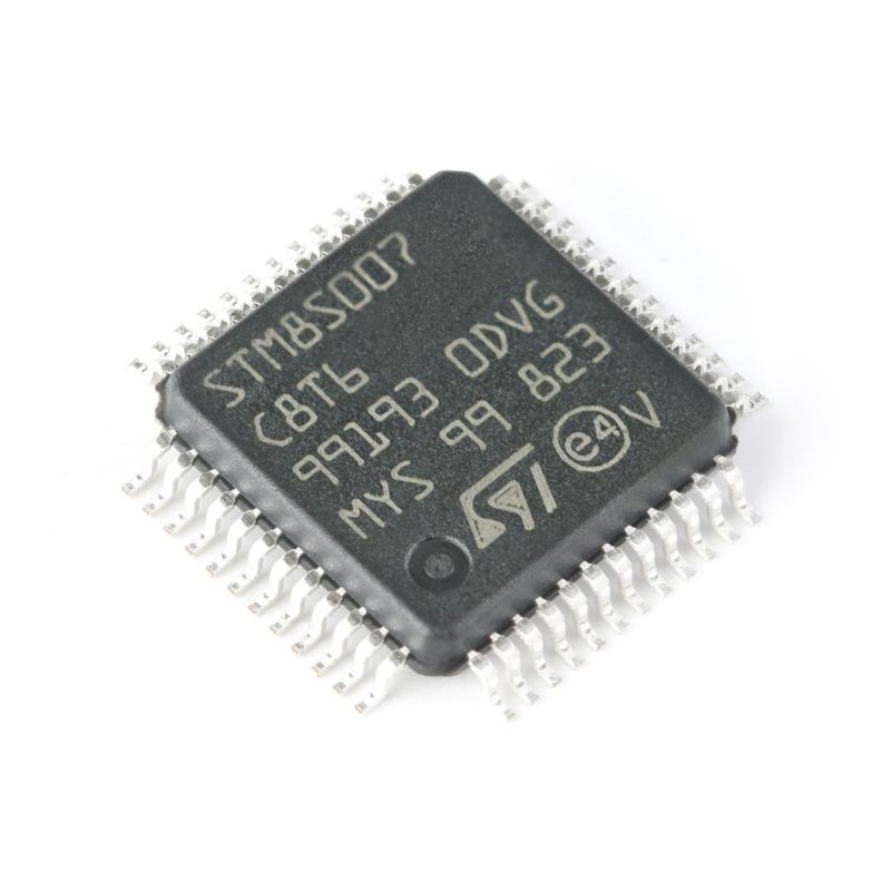 10 шт Новые оригинальные STM8S007C8T6 LQFP-48 24MHz/64KB Flash/8-bit микроконтроллеры-MCU ...