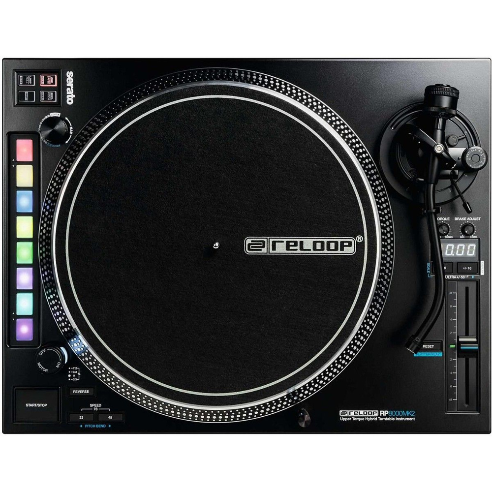 Виниловый проигрыватель Reloop RP-8000 MK2 черный по низкой цене с ...