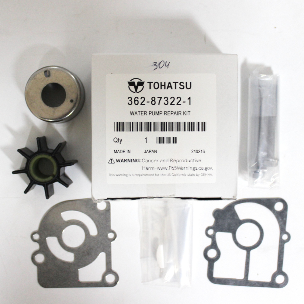 Ремкомплект водяного насоса Tohatsu M9.9-18/MFS9.9-20 (362-87322-1 ...