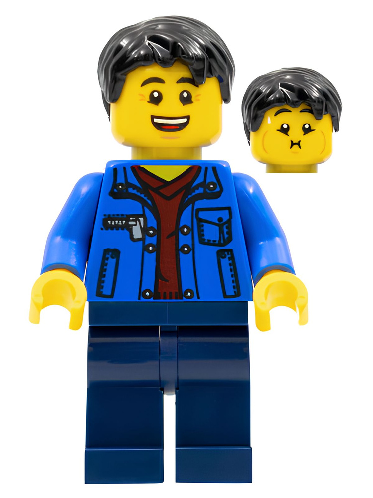 Минифигурка Lego Man, Black Hair hol184 U - купить с доставкой по ...