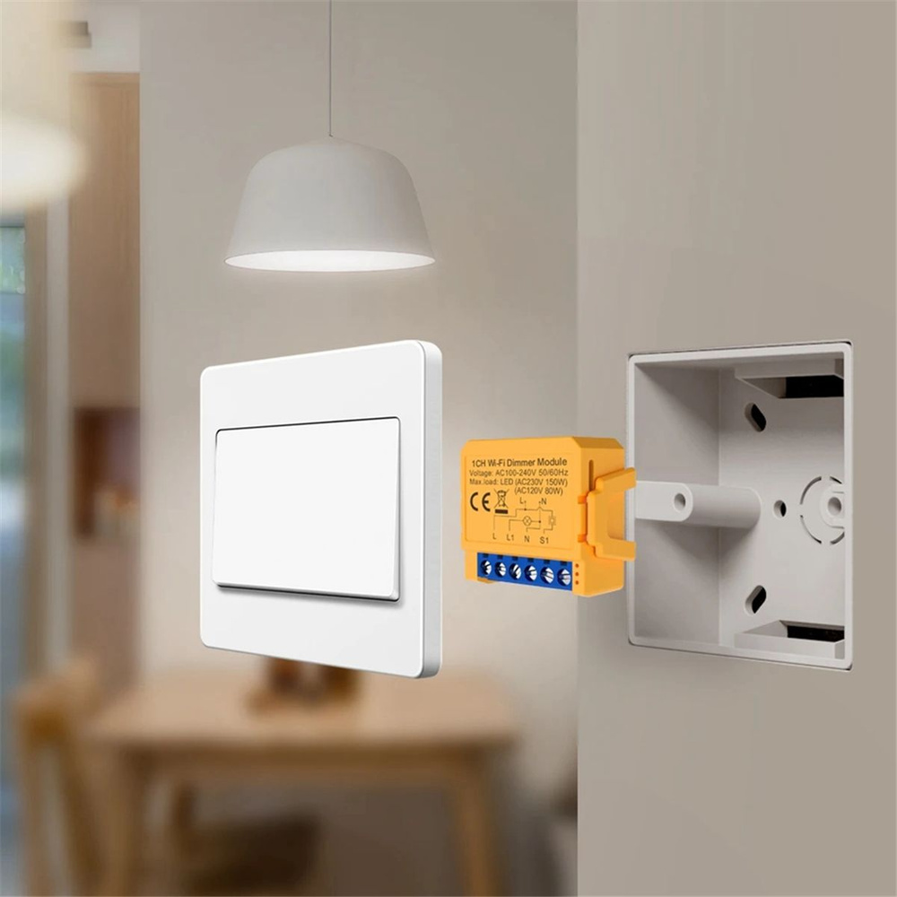 Tuya WiFi Smart Dimmer Switch Module 2CH Control LED Lights Dimmable ... Tuya WiFi Smart Dimmer Switch Module 2CH Control LED Lights Dimmable ...