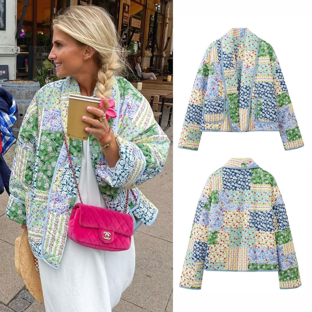 Бомбер Женский MOOCIE разноцветный, размер 46 Зима Китай купить c доставкой на OZON по низкой ...