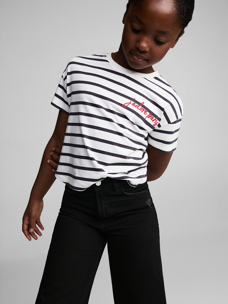 Джинсы Девочки MANGO Kids черный Хлопок, размер 152 Пакистан На любой сезон Повседневный купить ...