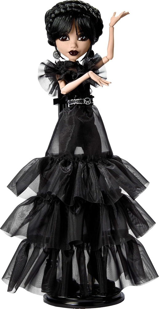 Monster High Wednesday Doll, RaveN Wednesday Collectible in Black ...