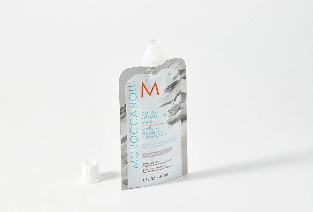 Moroccanoil Color Depositing Mask Platinum - Тонирующая маска Платина ...