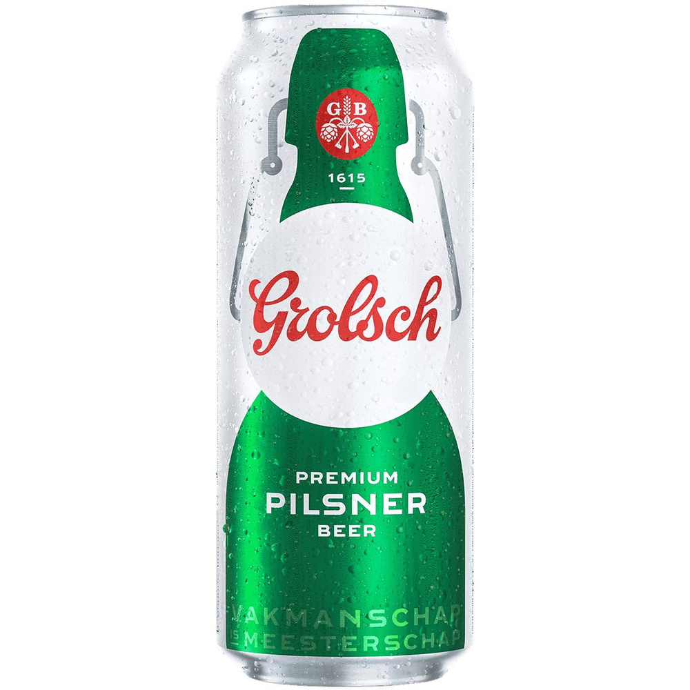 Пиво Grolsch Premium Pilsner светлое 0,5 л ж/б купить на OZON по низкой ...